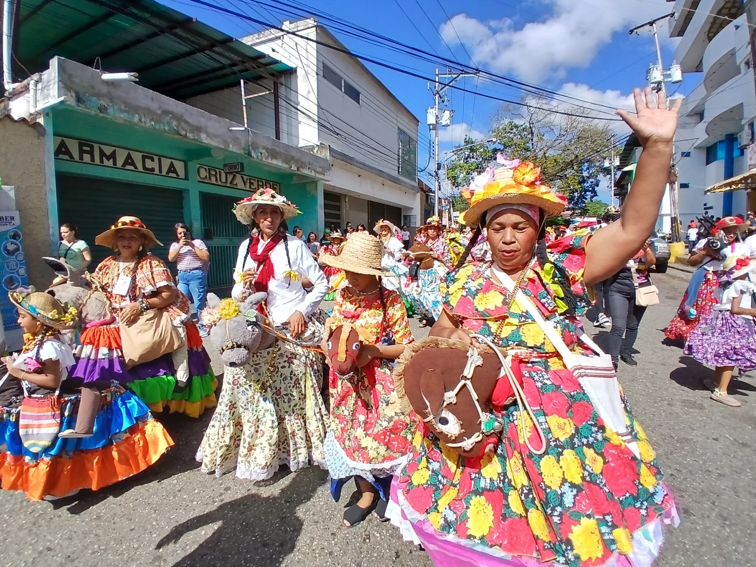 Burras y burriquitas de Venezuela llenaron las calles de Cúa con color ...