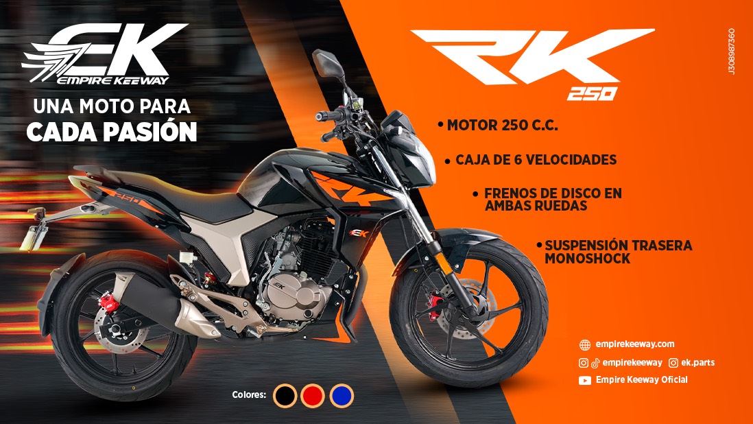 La RK 250 adelantó la llegada de nuevos modelos EK | Info Tuy