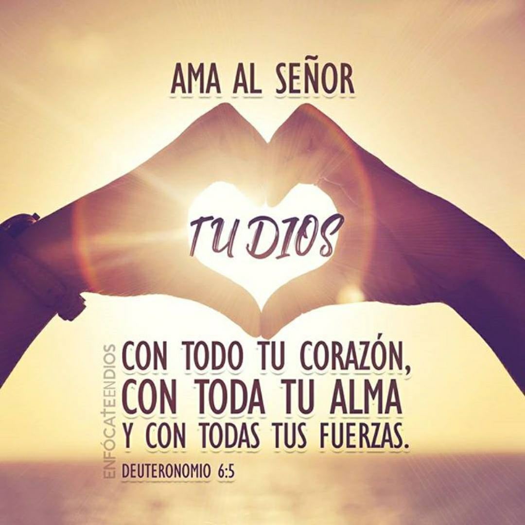 «Ama al SEÑOR tu Dios con todo tu corazón, con toda tu alma y con todas ...